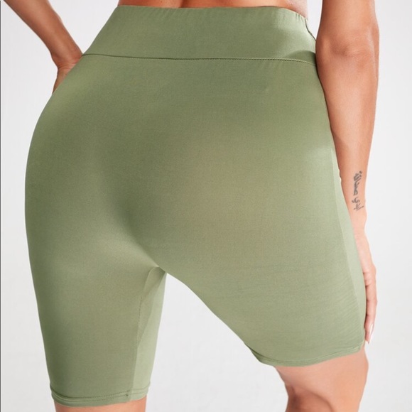 Shorts | New Sage Green High Waisted Biker Shorts S | Poshmark